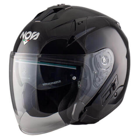 Casque jet Nos-helmet - NS2 jet black | Easy Scooter