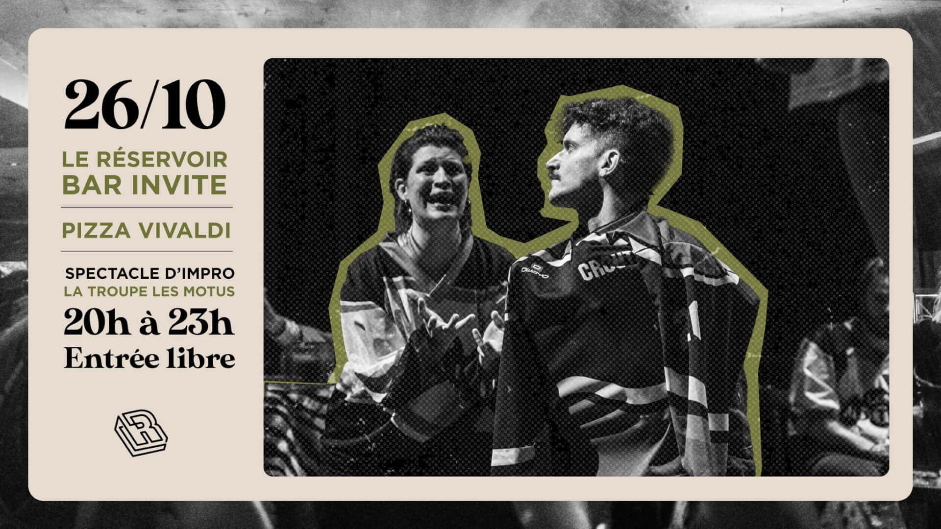 Le Réservoir bar invite PIZZA VIVALDI | Le Reservoir Bar