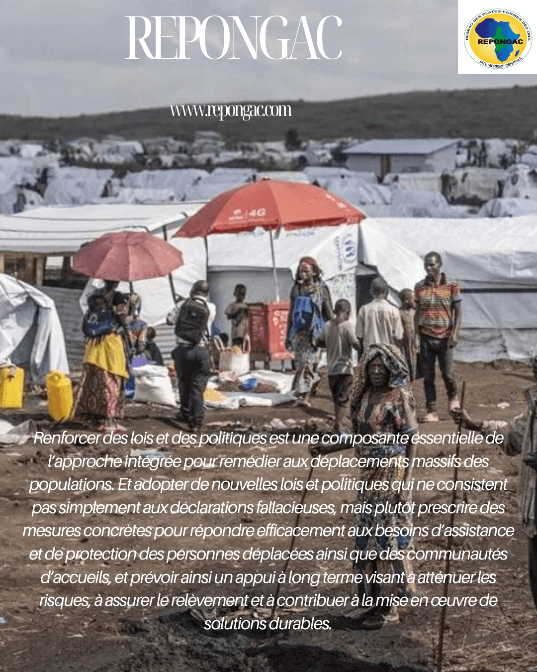 REPONGAC - Réseau des Plate-formes des ONG de l'Afrique Centrale