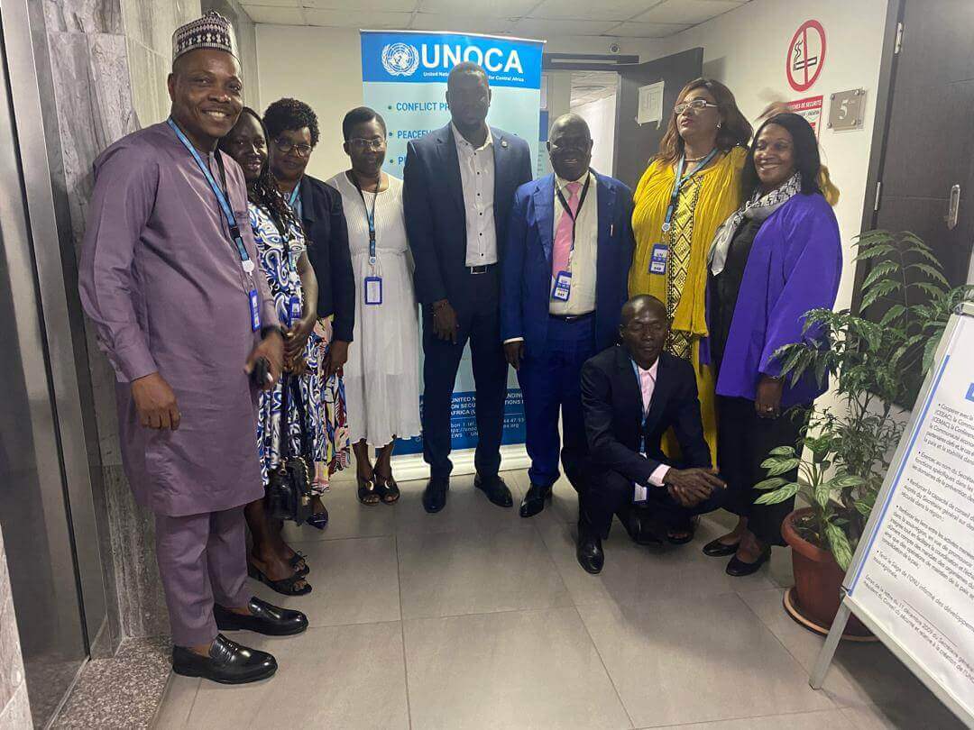 Paix et sécurité en Afrique centrale : visite d’échange à l’UNOCA de la COPAC avec le WANEP ...